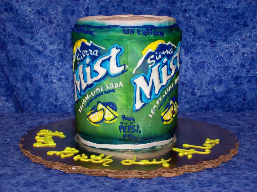 Sierra Mist Can Cake - CakeCentral.com