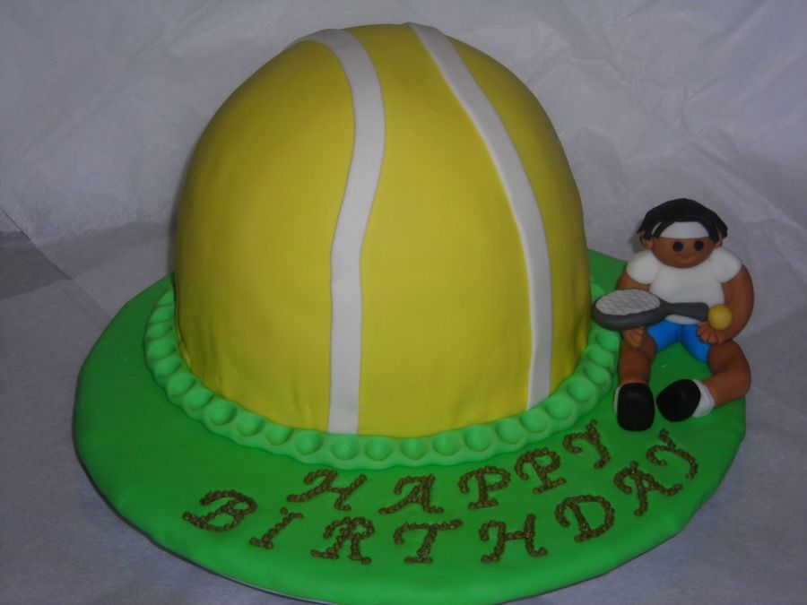 Tennis Player Cake - CakeCentral.com