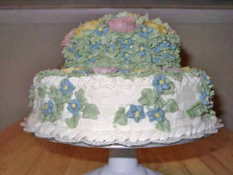 Covered In Roses, Side View - CakeCentral.com