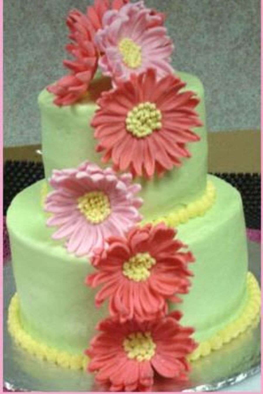 Gerbera Cake - CakeCentral.com