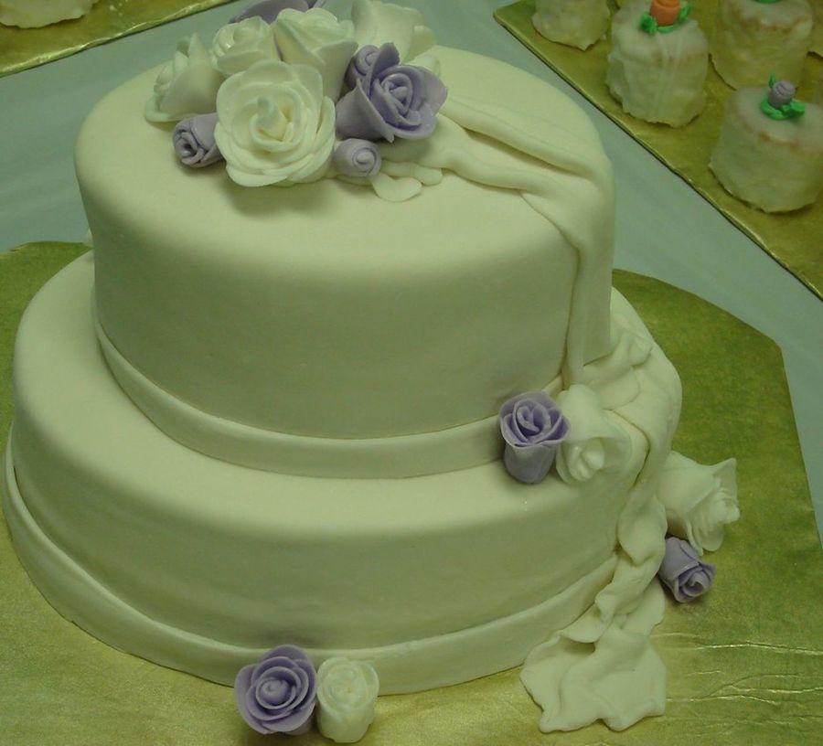 Fondant Birthday Cake - CakeCentral.com