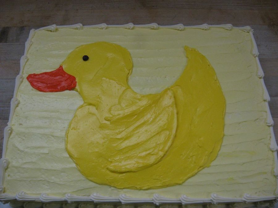 Rubber Ducky Cake - CakeCentral.com