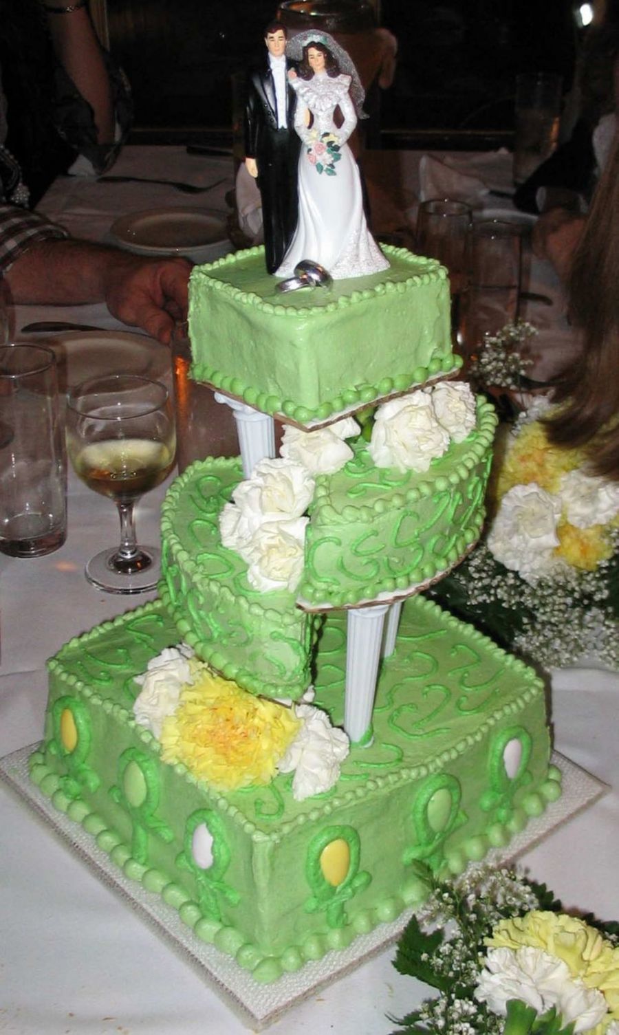 Split Level Heart And Squares - CakeCentral.com