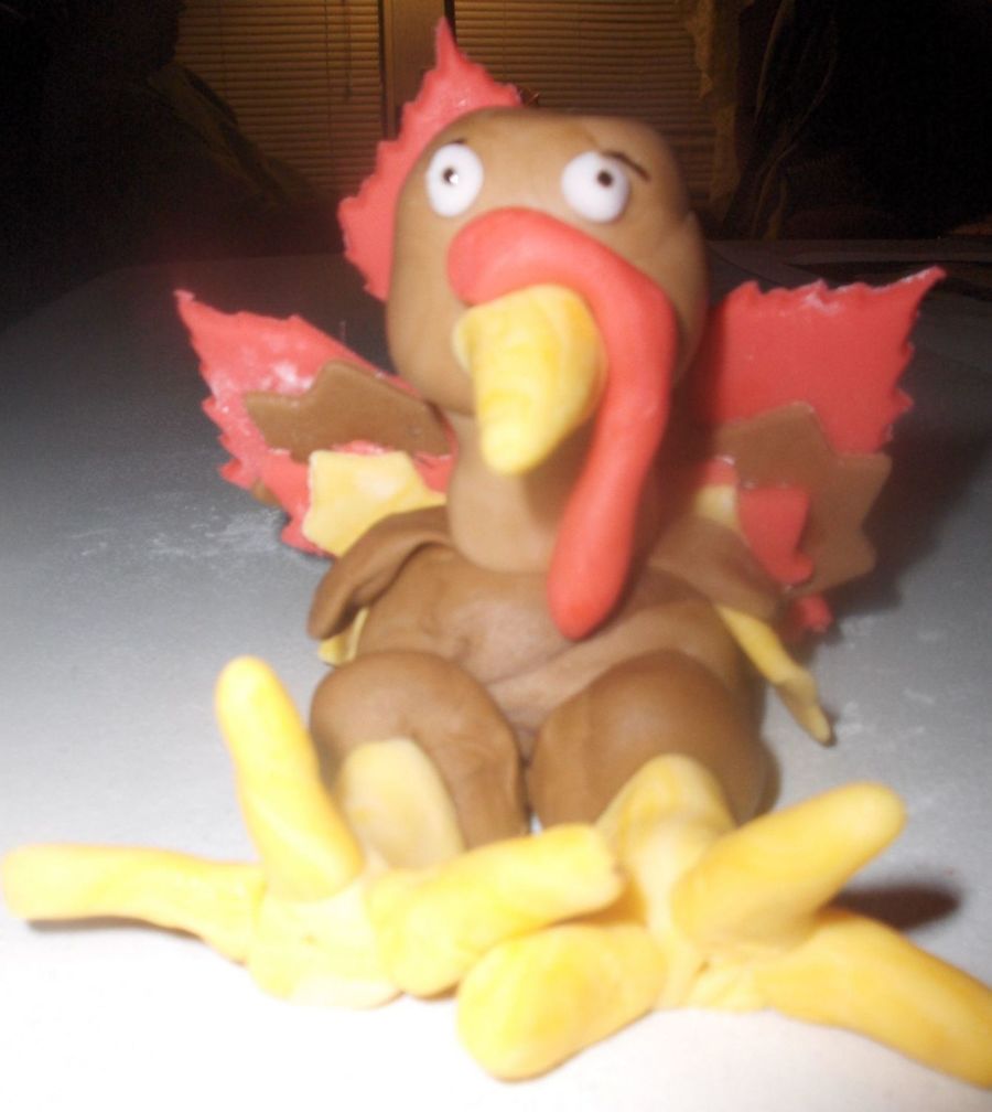 Fondant Turkey - CakeCentral.com