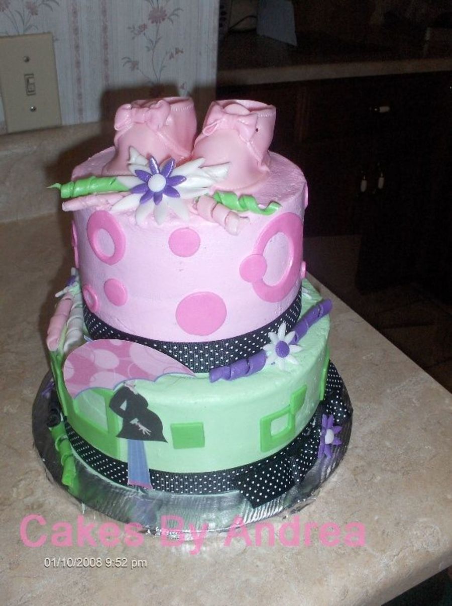 Mod Mom Cake - CakeCentral.com