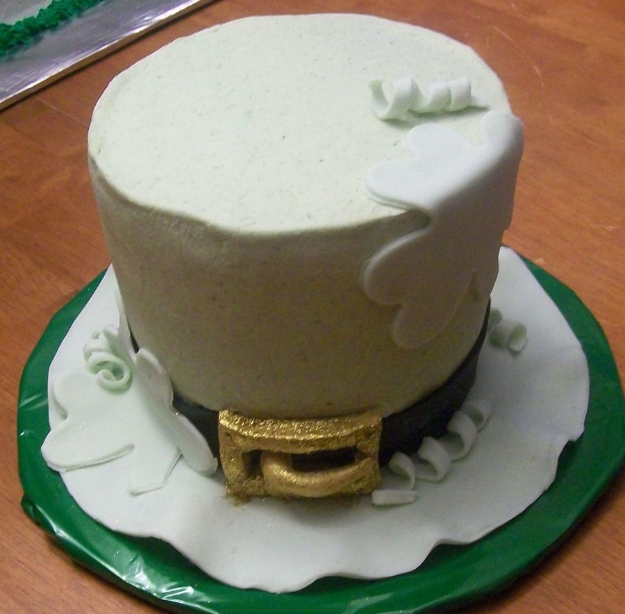 All Natural/spinich Icing St.patricks Cake - CakeCentral.com
