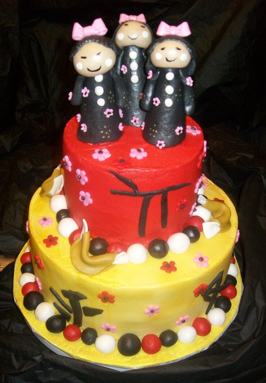 Asian Theme Birthday Cake - CakeCentral.com