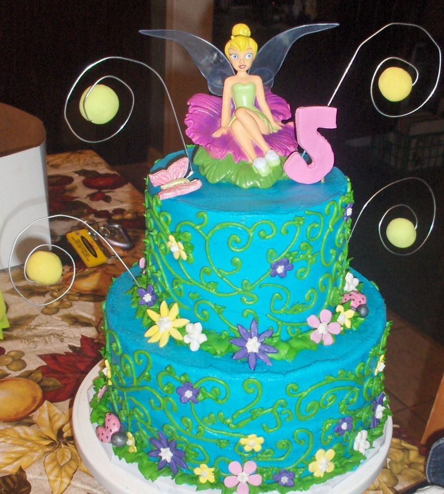 Tinkerbell Cake - CakeCentral.com