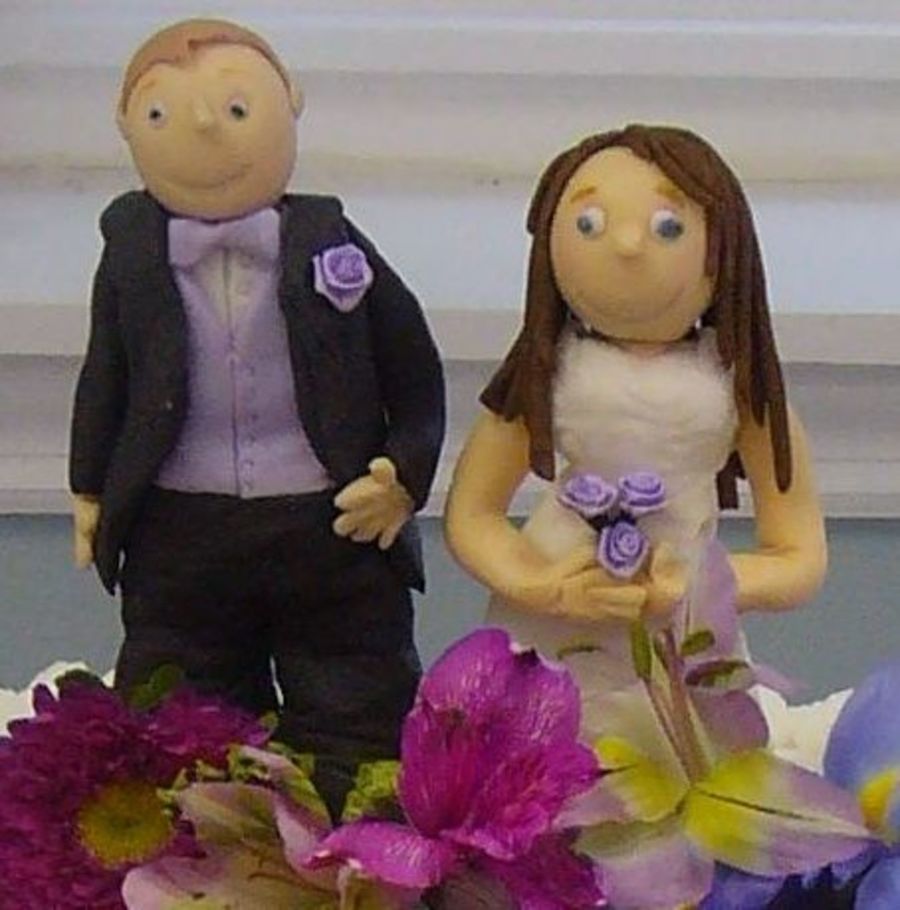 Wedding Cake Fondant Topper - CakeCentral.com