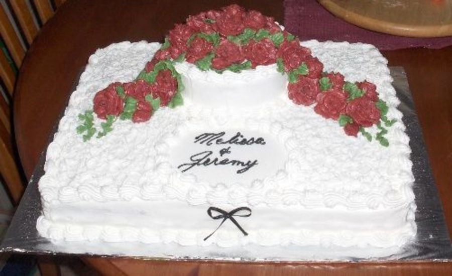 Red Rose Cascade - CakeCentral.com