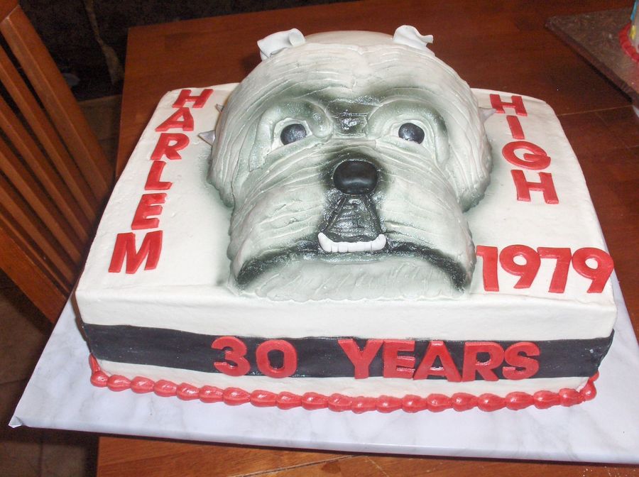 Bulldog Cake - CakeCentral.com