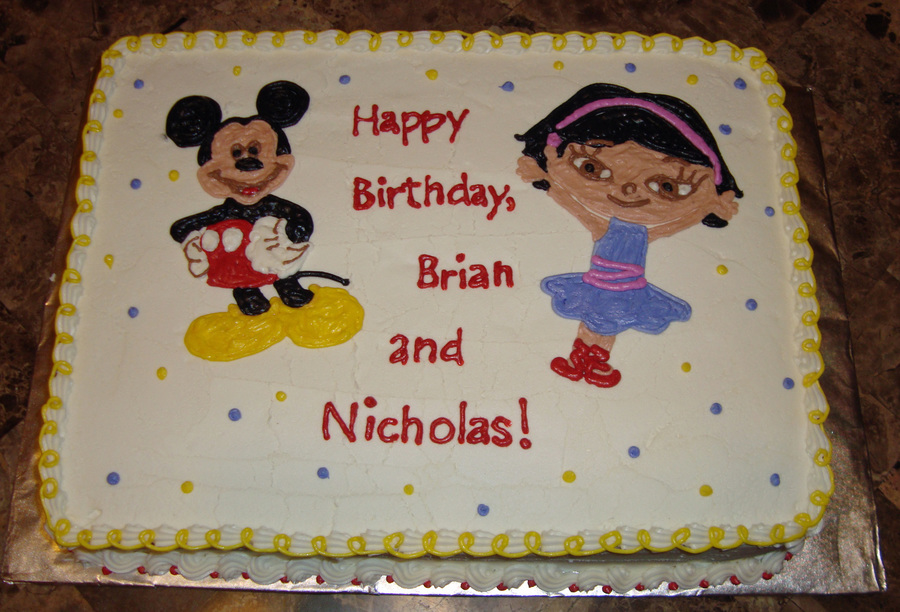 Mickey And June - CakeCentral.com