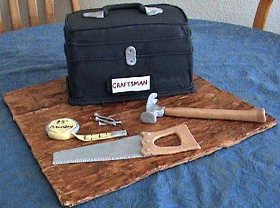 Craftsman Toolbox And Tools - CakeCentral.com