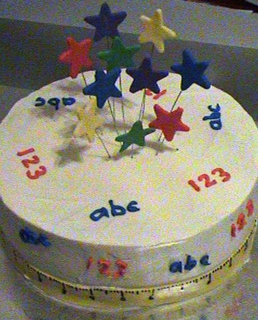 School And Stars - CakeCentral.com