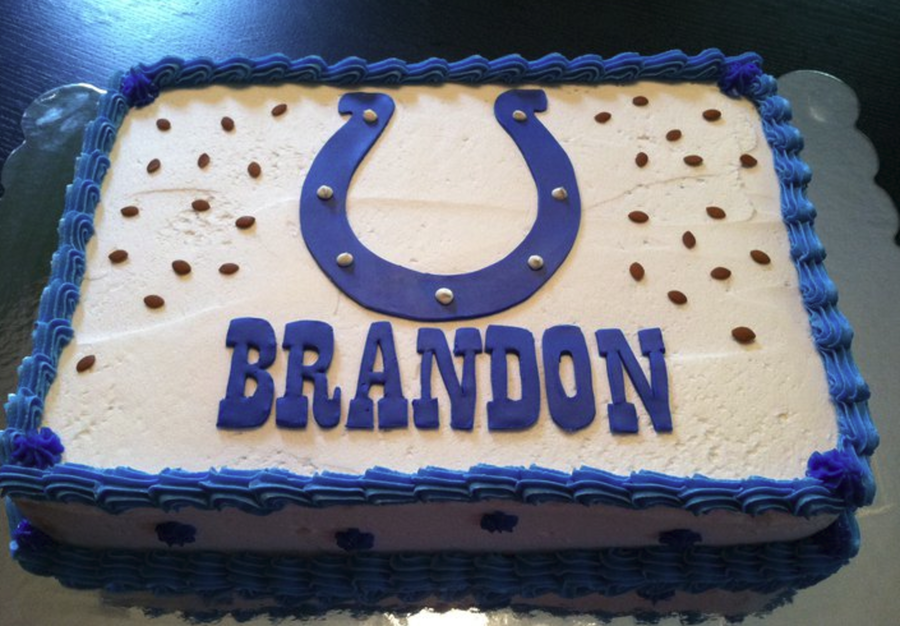 Colts Cake - CakeCentral.com
