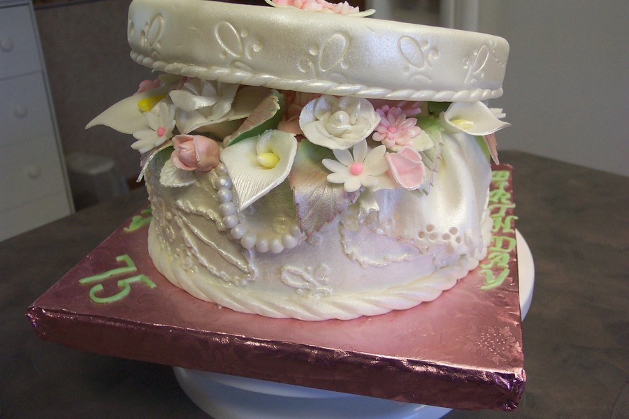 Hat Box Cake - CakeCentral.com