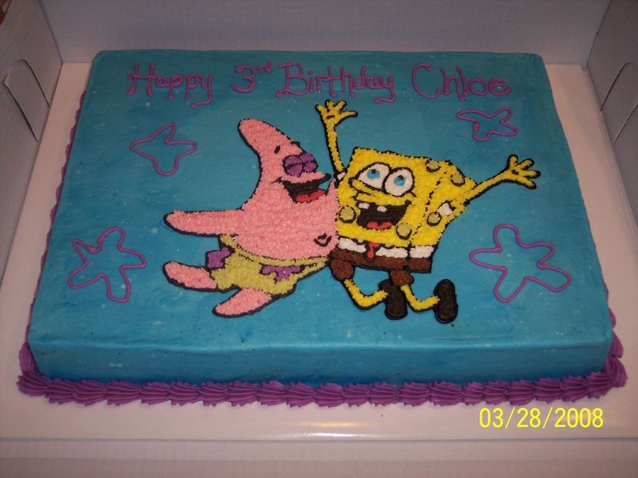 Spongebob And Patrick - CakeCentral.com