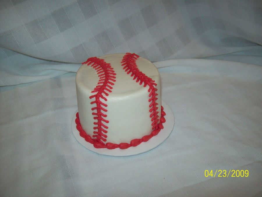 Baseball Smash Cake - CakeCentral.com