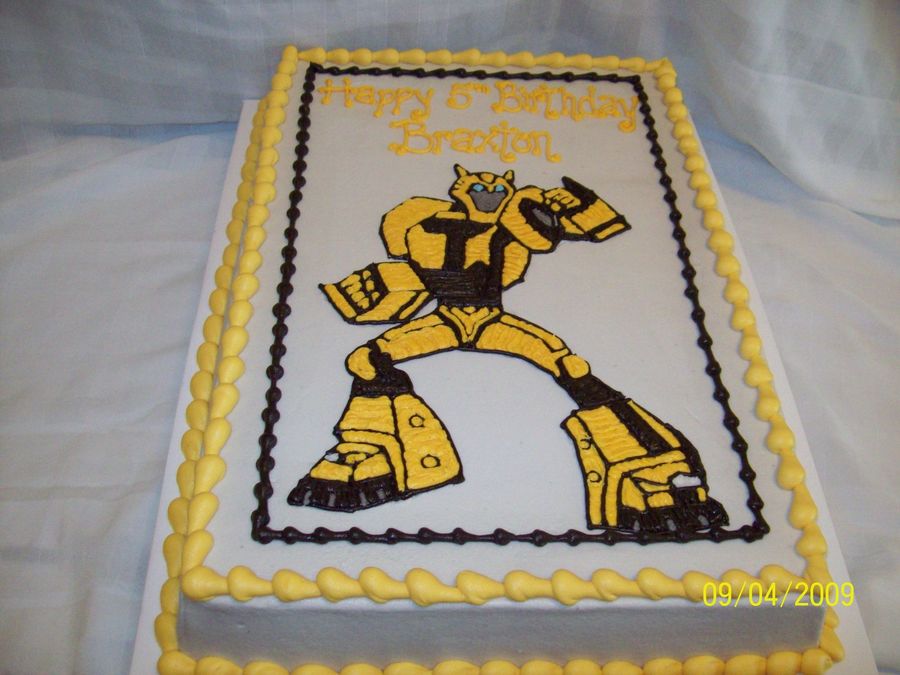 Transformers Bumblebee - CakeCentral.com