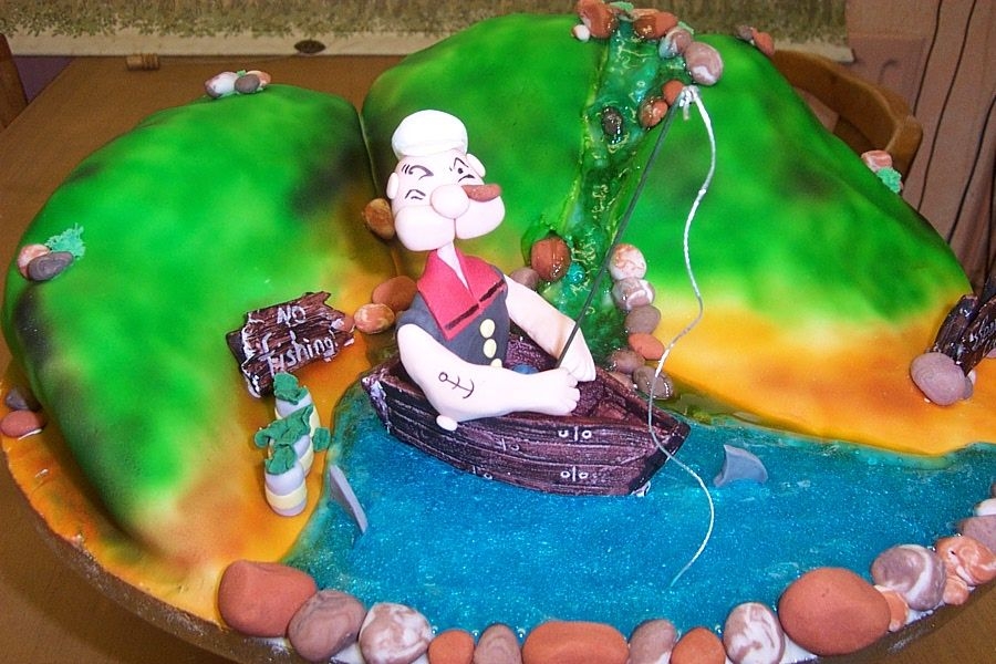 Popeye Cake - CakeCentral.com