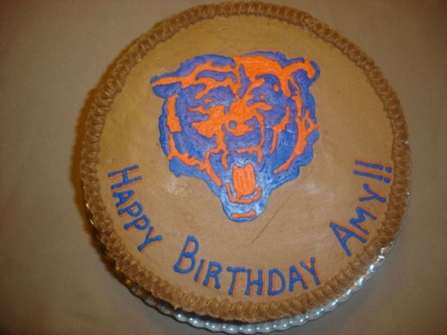 Chicago Bears Birthday Cake - CakeCentral.com