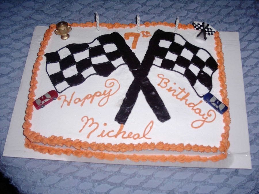Checkered Flags - CakeCentral.com