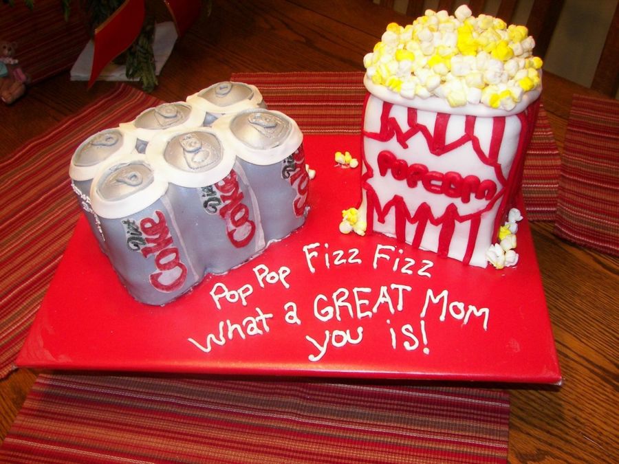 Diet Coke And Popcorn - CakeCentral.com