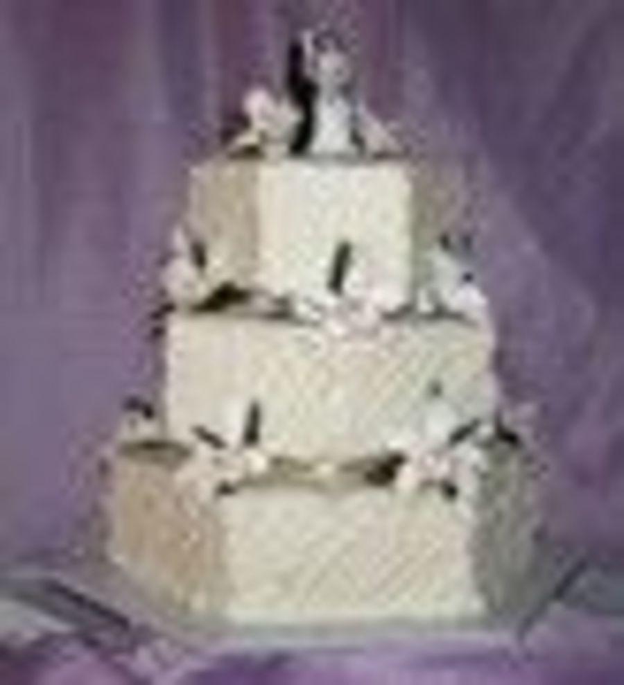 Hexagon Wedding - CakeCentral.com