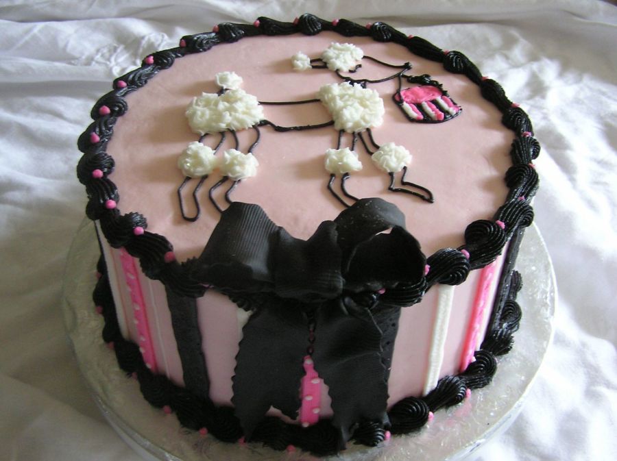 Poodle Cake - CakeCentral.com