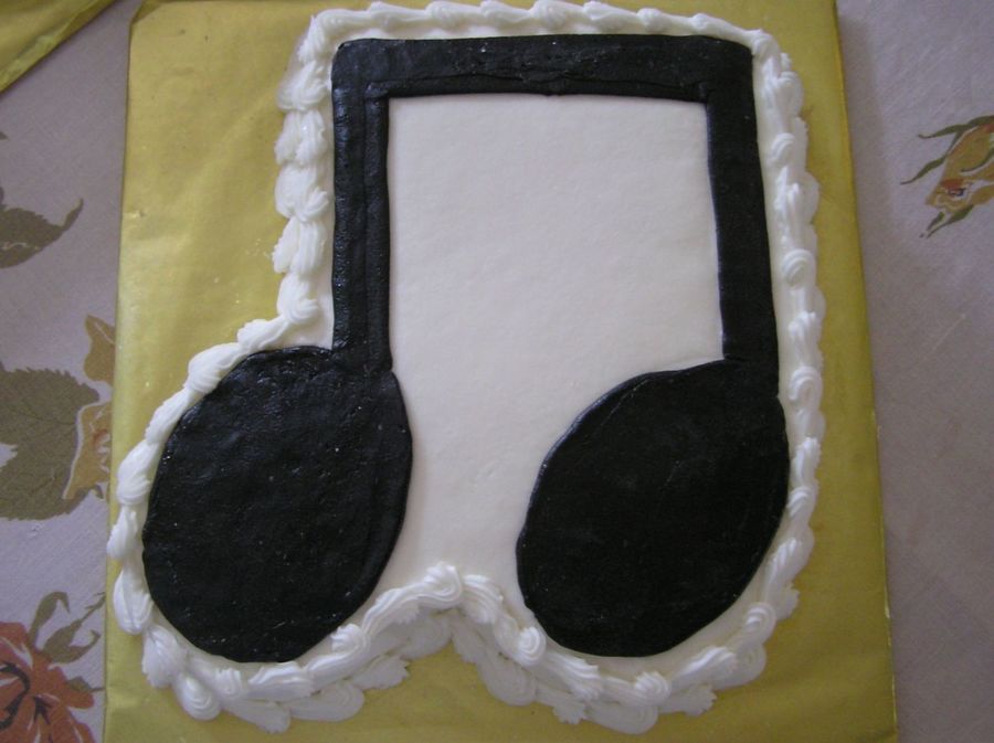 Music Note - CakeCentral.com