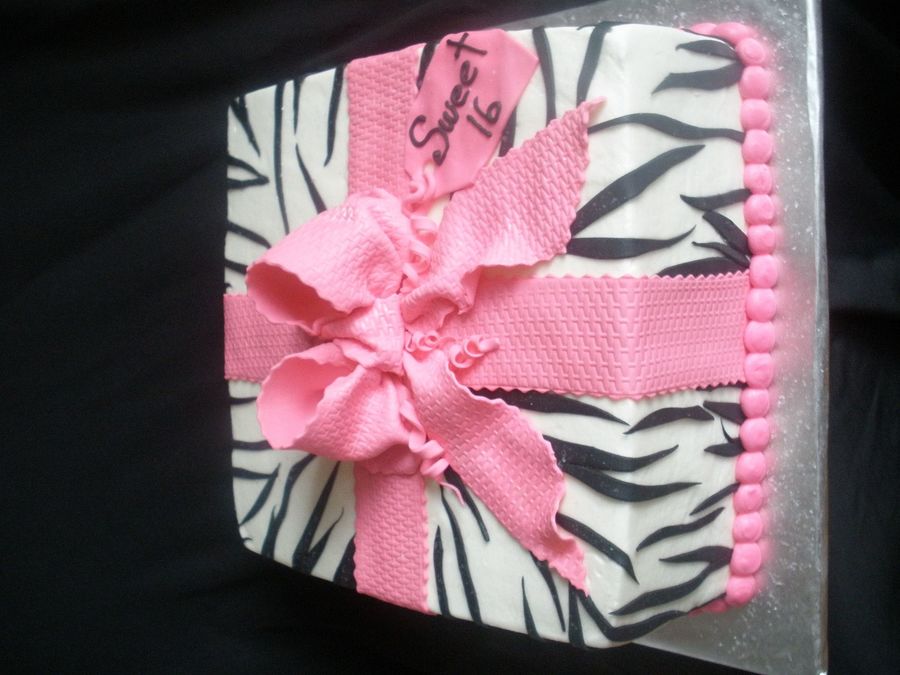 Zebra Stripes Package - CakeCentral.com