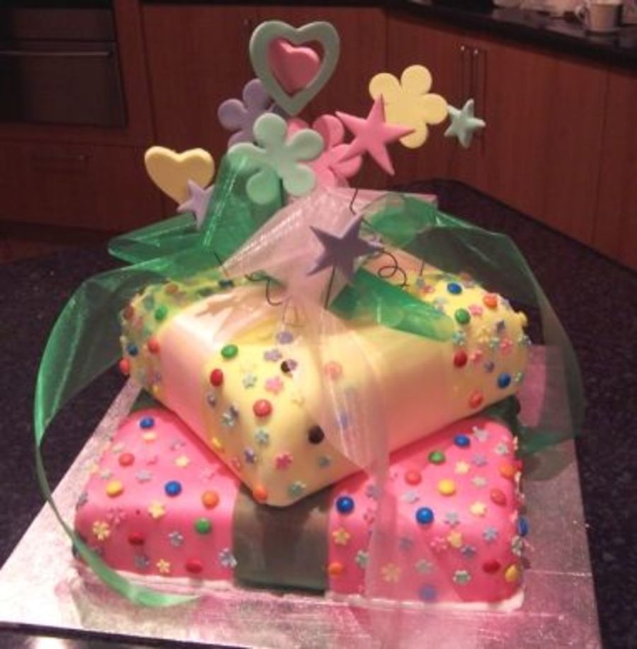 A Pretty Present - CakeCentral.com