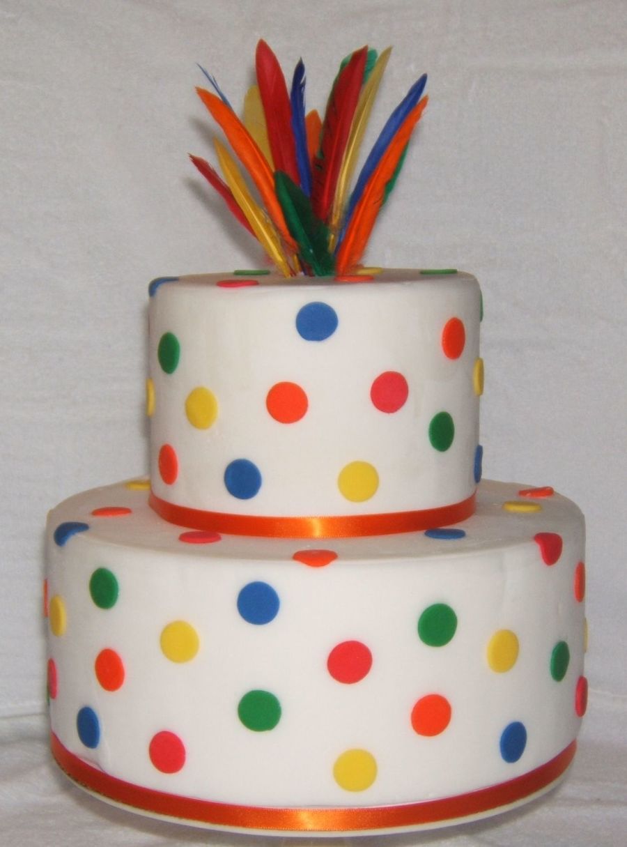 Primary Colors Birthday Cake - CakeCentral.com