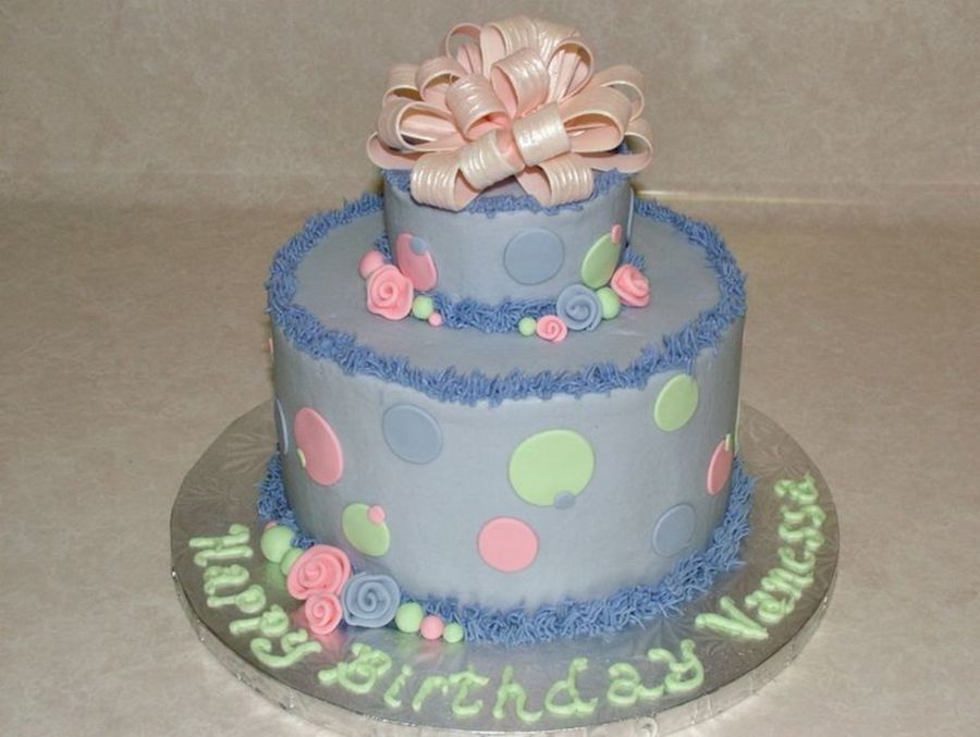 Mod Birthday Cake - CakeCentral.com