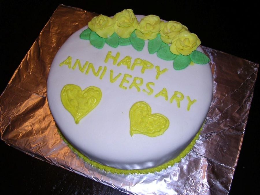 Anniversary Cake - CakeCentral.com