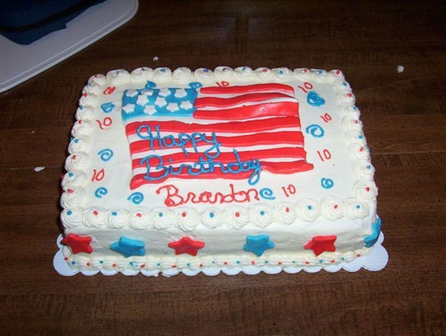 Patriotic Birthday - CakeCentral.com