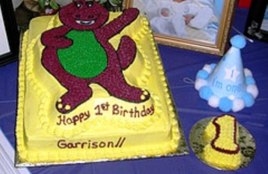Barney 1St Birthday - CakeCentral.com