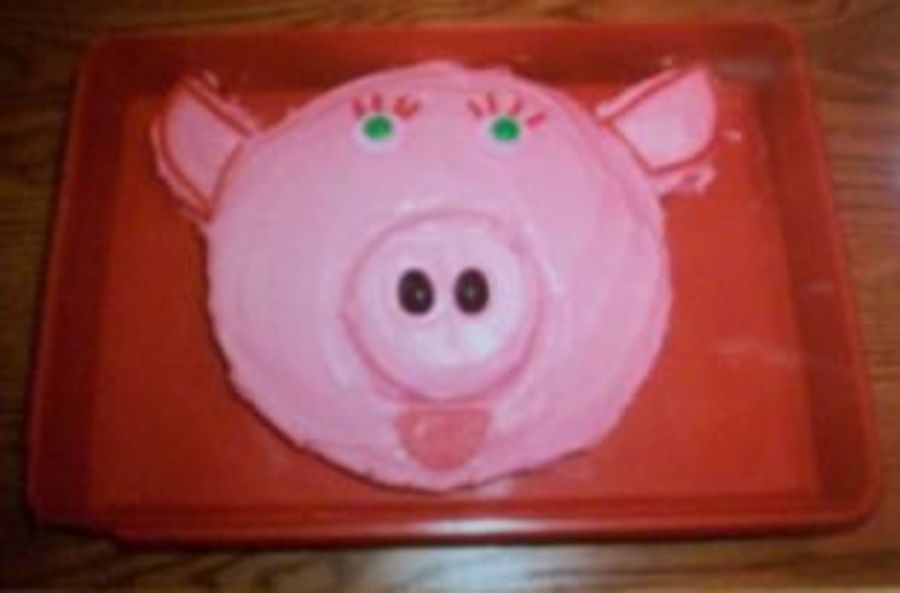 Piggy Cake - CakeCentral.com