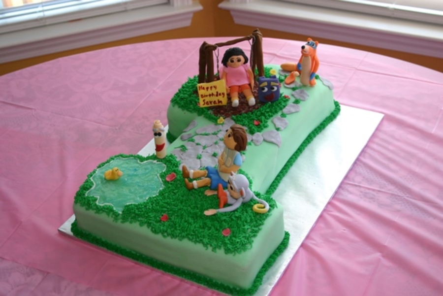 Dora, Diego Playground - CakeCentral.com
