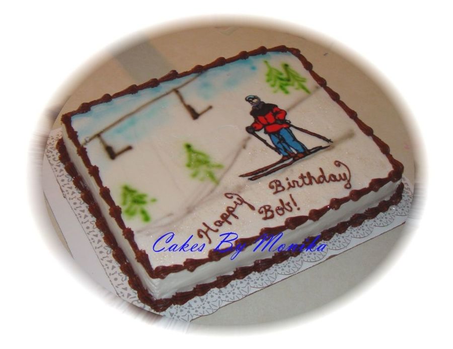 Ski Cake - CakeCentral.com