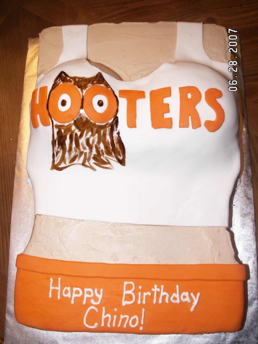 Hooters Cake - CakeCentral.com