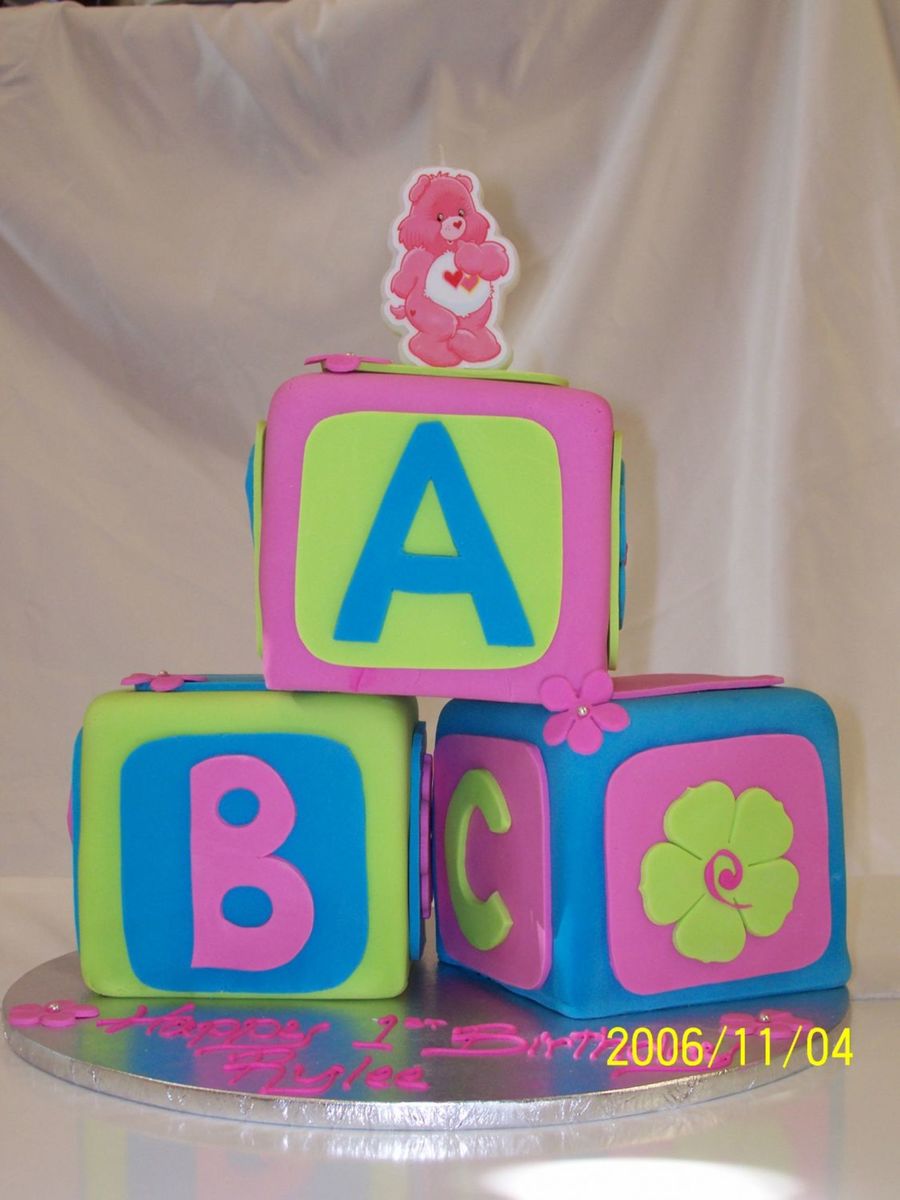 Abc Birthday Blocks - CakeCentral.com