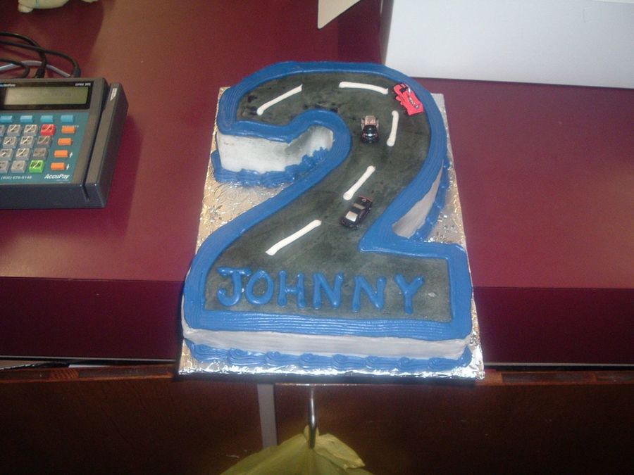 # 2 Shaped Race Track - CakeCentral.com