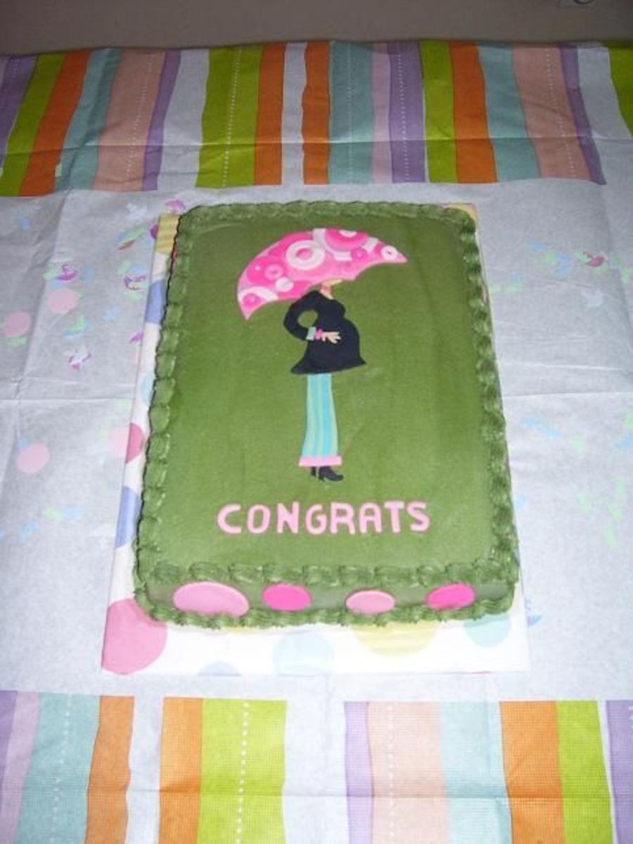 Mod Mom Baby Shower - CakeCentral.com