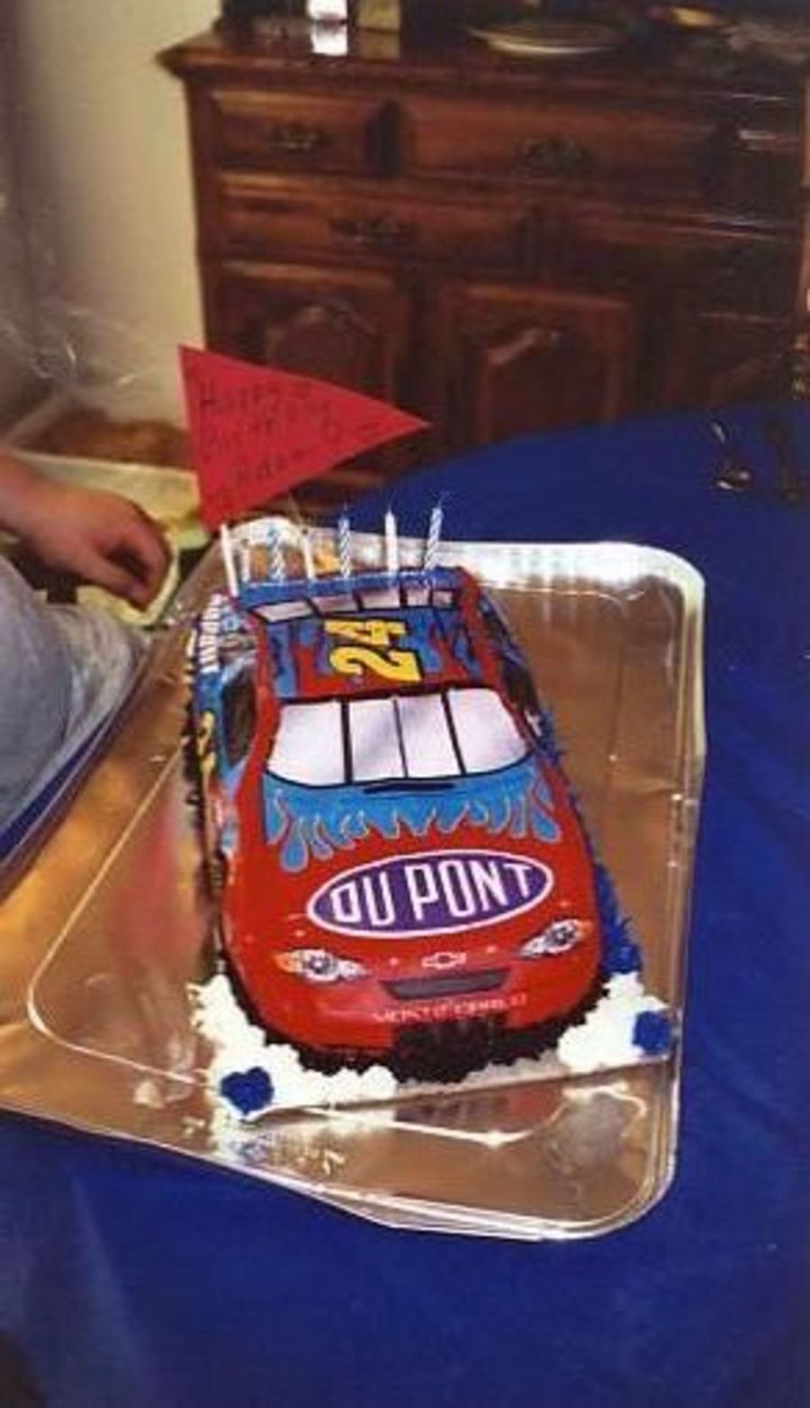 Jeff Gordon Car Cake - CakeCentral.com