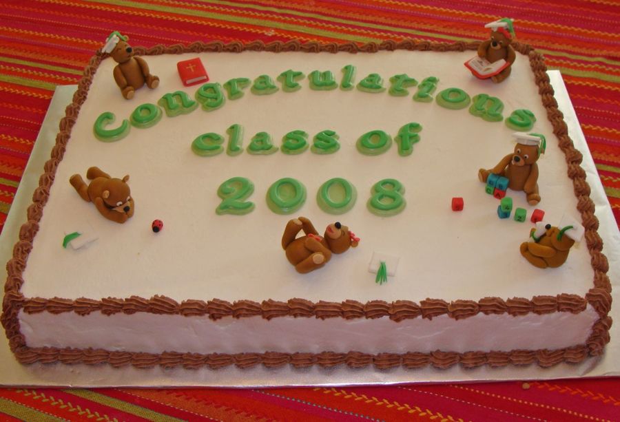 Graduation Bears - CakeCentral.com