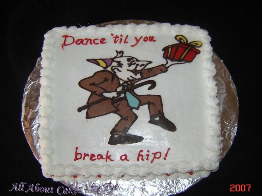Dancing Old Man - CakeCentral.com