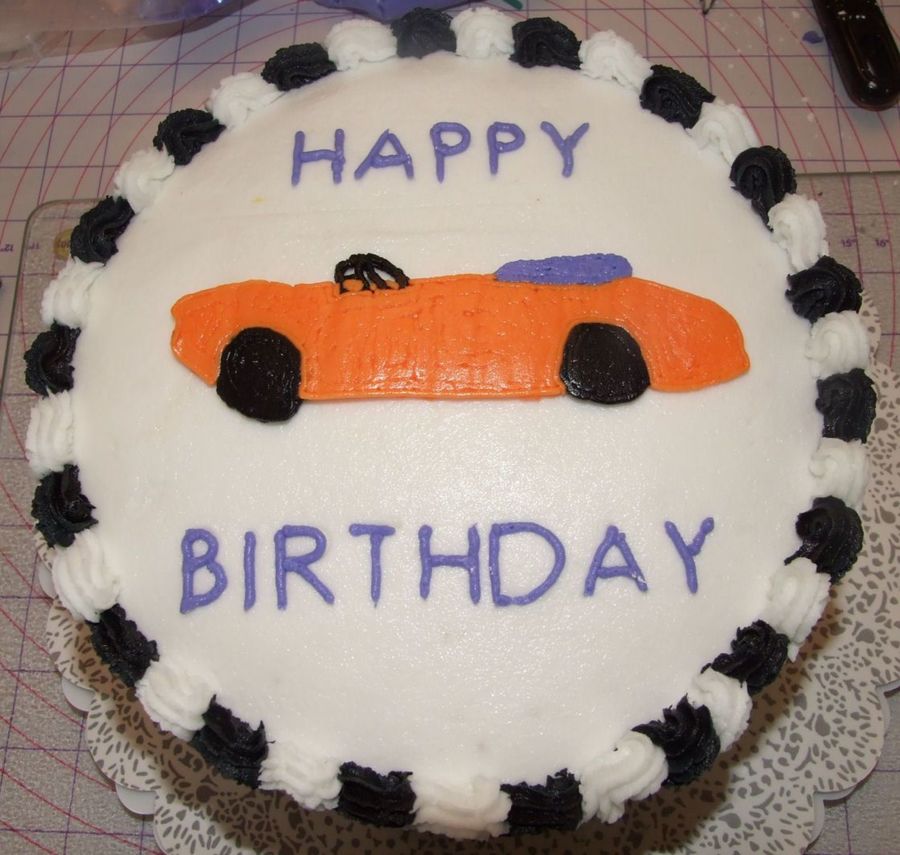Fbct Racecar Cake - CakeCentral.com