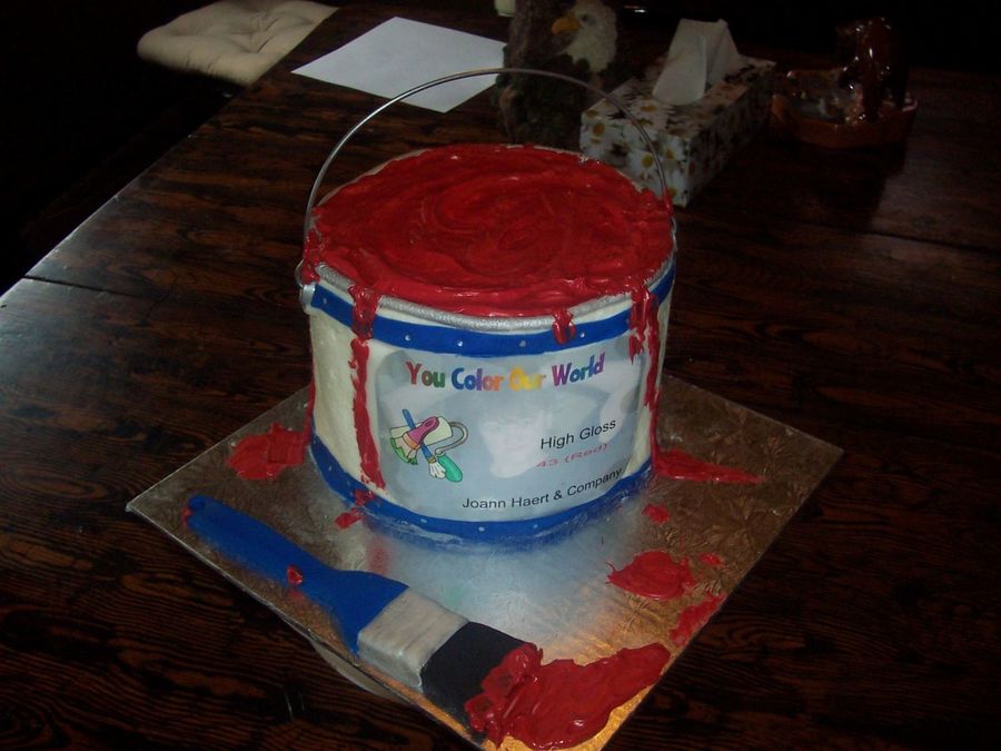 Paint Can - CakeCentral.com