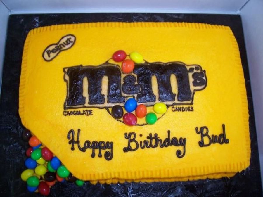 M&m Cake - CakeCentral.com